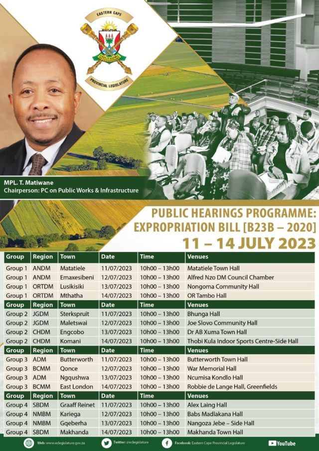 Expropriation bill hearing in Makhanda - Talk of the Town